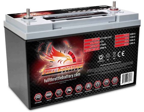 Full Throttle High-Performance AGM Battery 110Ah (FT1100-31ST) | JB Tools