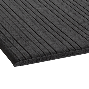 Crown Mats Tuff-Spun 3/8 Rib-Surface 2'x3' Black (FL 2436BK) | JB Tool