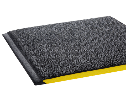Crown Mats Wear-Bond Tuff-Spun Pebble-Surface 2'x3' Black (WB 0023KP)
