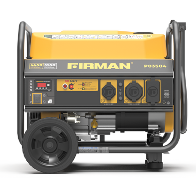 Firman Gas Portable Generator 4550/3550W Recoil Start Wheel | JB Tools