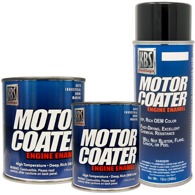 KBS Coatings Motor Coater Engine Paint - Quart | JB Tools