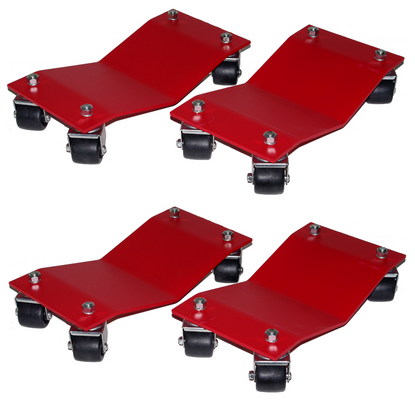 Merrick Auto Dolly 8"x16" V-Groove Standard Duty Set | JB Tools