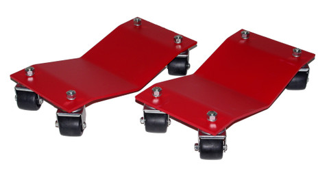 Merrick Auto Dolly 8"x16" V-Groove Standard Duty Pair | JB Tools