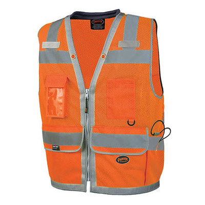 Pioneer Safety Mesh Surveyor Vest 3XL Hi-Vis Orange (V1011150U-M) | JB ...