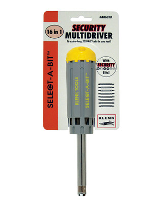 Klenk Select-A-Bit Tamperproof Screwdriver 16 Bits (DA86370) | JB Tools