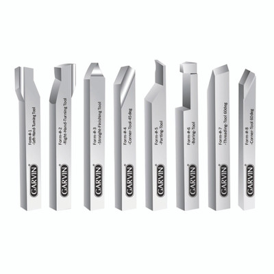 HHIP 1/2 X 4" 8 PIECE HIGH SPEED STEEL LATHE TURNING TOOL SET (2006 ...