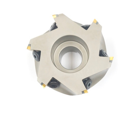 HHIP 5 X 1-1/2" BORE 90 DEGREE SQUARE NICKEL COATED INDEXABLE FACE MILL ...