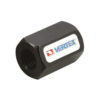 Vertex VERTEX M8 X 1.25 22MM LONG COUPLING NUT (3903-1312) | JB Tools