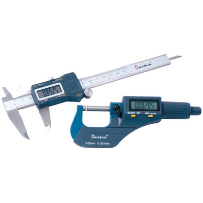 DASQUA DASQUA ELECTRONIC CALIPER & MICROMETER INSPECTION TOOL KIT (4209 ...