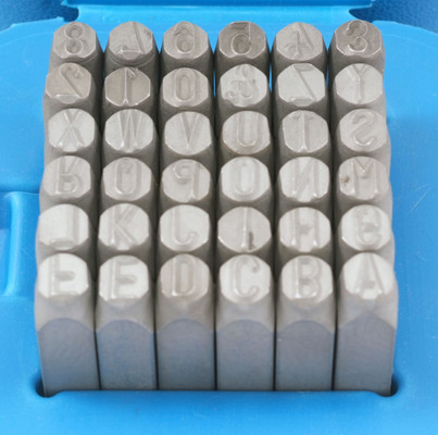 PRO-SERIES PRO-SERIES 3/8 NUMBER & LETTER STAMP SET 0-9 AND A-Z (8016 ...