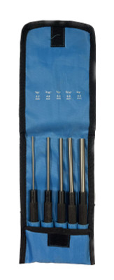 PRO-SERIES 5 PIECE EXTRA LONG DRIVE PIN PUNCH SET USA MADE (8600-4104 ...
