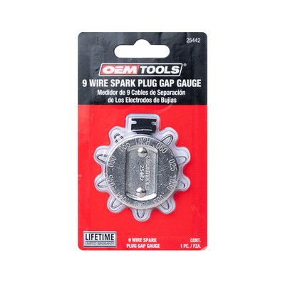OEMTOOLS 9 Wire Spark Plug Gap Gauge 25442 | JB Tools