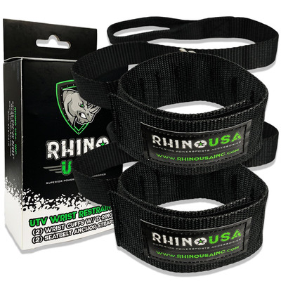 RHINO USA OFF-ROAD WRIST RESTRAINTS (PAIR) (RNO-RESTRAINTS) - JB Tools Inc.