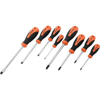Dynamic Tools 8 Piece Assorted Screwdriver Set, Comfort Grip Handles ...