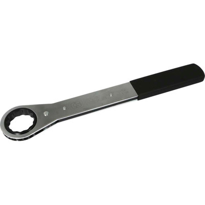 Gray Tools 1-5/8" 12 Point, Flat Ratcheting Single Box Wrench, Vinyl ...