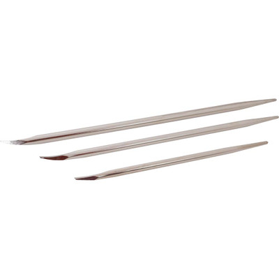 Gray Tools 3 Piece Pinch Bar Set, Nickel Plate Finish | JB Tools