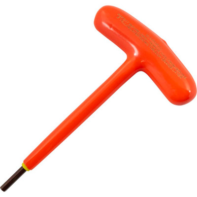 Gray Tools 5/32" S2 T-handle Hex Key, 1000V Insulated | JB Tools