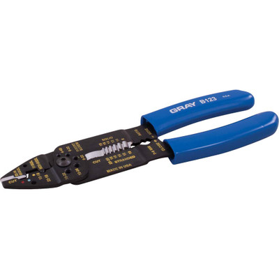 Gray Tools Stripper/cutter Insulated & Non-insulated, 8-1/2" Long ...