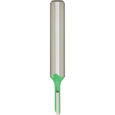Grizzly Industrial Single Fluted Straight Bit, 1/4" Shank | JB Tools