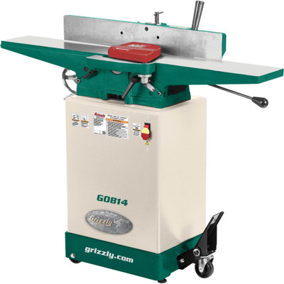 Grizzly Industrial Jointer with Cabinet Stand (G0814) | JB Tools