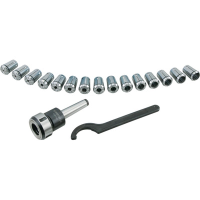 Grizzly Industrial 16-pc MT3 Quick Change Collet Set (T10070) | JB Tools