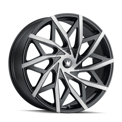 Mazzi Big Easy 372 Matte Black Machined w/ Dark Tint Wheels | JB Tools