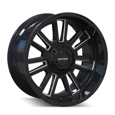 Mayhem Apollo 8115 Gloss Black Milled Spokes | JB Tools