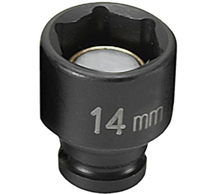 Grey Pneumatic 1/4" Dr. x 14mm Mag. Standard Socket (914MG) | JB Tools