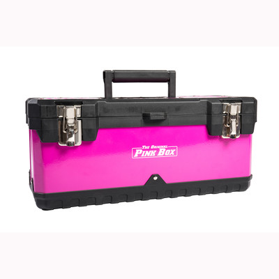 The Original Pink Box 20" Portable Steel Toolbox (PB20PTB) | JB Tools