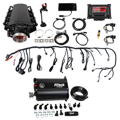 FiTech Ultimate LS EFI 500HP 70001 Kit + Force Fuel (75201) | JB Tools