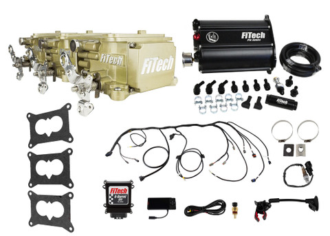 FiTech Go EFI 3x2 Tri Power Gold ECU w/Force Fuel (35610) | JB Tools