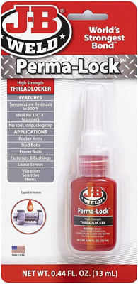 JB Weld Perma-Lock High Strength Threadlocker - Red - 13 Ml (27113 ...