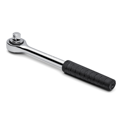 Wright Tool Long Knurled Grip Ratchet Double Pawl,Silver (4425) | JB Tools