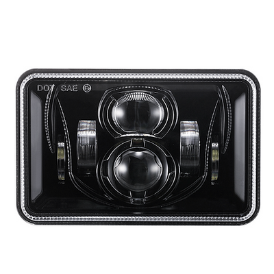 Haizer USA 4”x6” Black Projector LED Headlight (HZR-4686-B) | JB Tools
