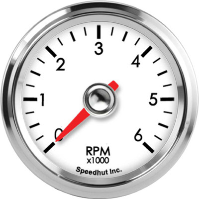 Speedhut 2-1/16" 6K RPM Diesel Tachometer (L2-TC7-LEG) | JB Tools