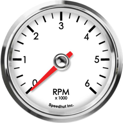 Speedhut 2-5/8" 6K RPM Tachometer (L25-TC2-LEG) | JB Tools