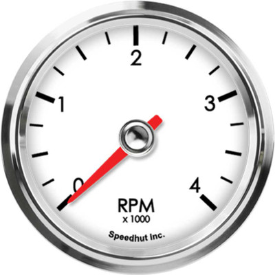 Speedhut 2-5/8" 4K RPM Diesel Tachometer (L25-TC6-LEG) | JB Tools