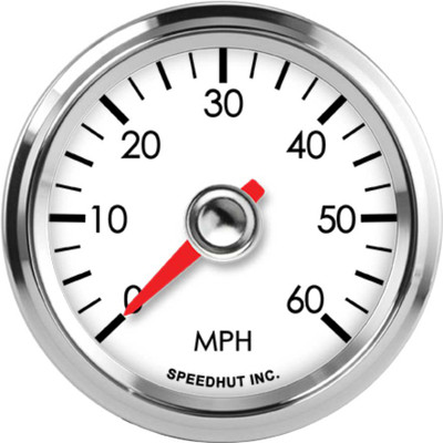 Speedhut 2-1/16" 60 mph GPS Speedometer (R2-S7-LEG) | JB Tools