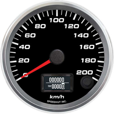 Speedhut 3-3/8" 200km/h Programma. Speedometer (R3-S11-LEG) | JB Tools