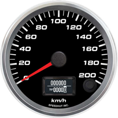 Speedhut 3-3/8" 200 km/h Metric GPS Speedometer (R3-S2-REV) | JB Tools