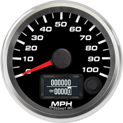 Speedhut 2-5/8" 100 mph GPS Speedometer (R25-S19-REV) | JB Tools