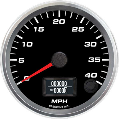 Speedhut 3-3/8" 40 mph GPS Speedometer (R3-S23-REV) | JB Tools