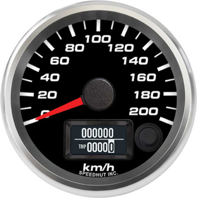 Speedhut 2-5/8" 200 km/h GPS Speedometer (R25-S2-REV) | JB Tools