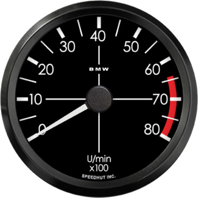 Speedhut 3-3/8" BMW Design 8K RPM Tachometer (L3-TC3-BMW) | JB Tools