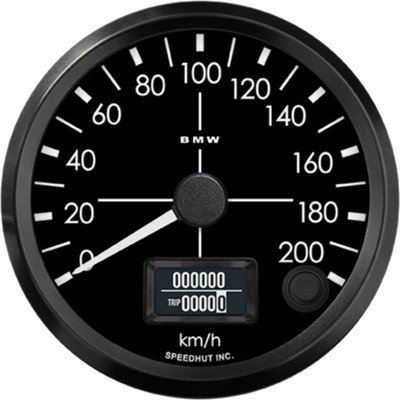 Speedhut 3-3/8" BMW 200 km/h GPS Speedometer (R3-S2-BMW) | JB Tools
