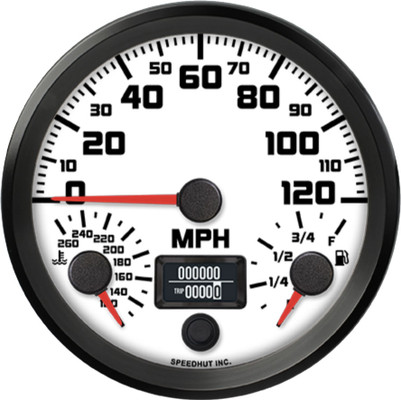 Speedhut 4.5" Street XL 120mph Speed/FL/WT (L45-TG004-SXL) | JB Tools
