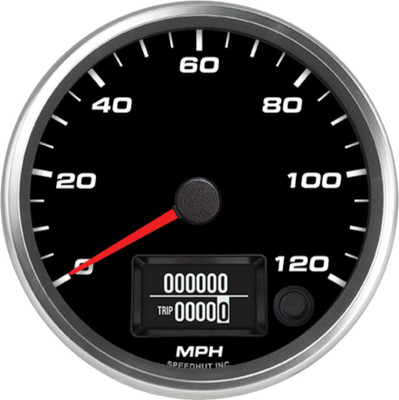 Speedhut 4" 120mph Speedo w/Signal & High Beam (R4-S1T-REV) | JB Tools
