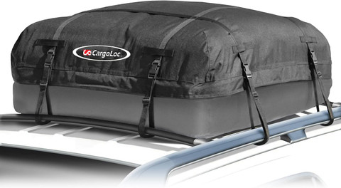 CargoLoc Deluxe Roof Top Waterproof Cargo Carrier - 15-Cubic/Feet ...