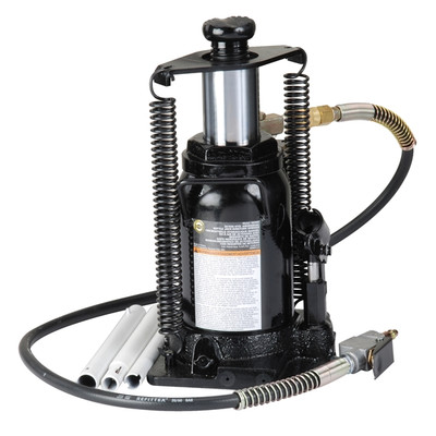 Omega Hydraulic Bottle Jack With Return Springs - Black, 20 Ton ...