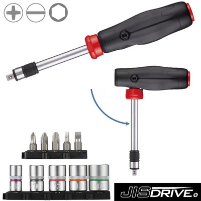 Vessel 2 Way Power Driver Set - 11 Piece (400PD21U) | JB Tools